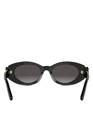 Dior Clover Oval Sunglasses, 52mm
