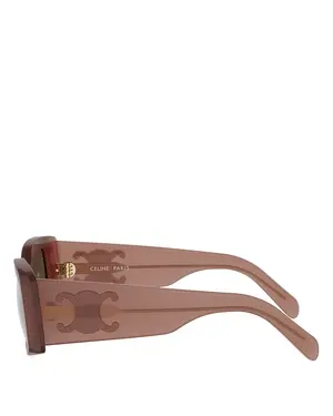 Celine Maxi Triomphe Rectangular Sunglasses