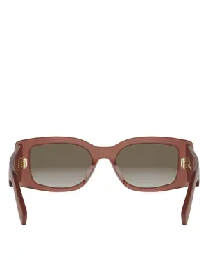 Celine Maxi Triomphe Rectangular Sunglasses