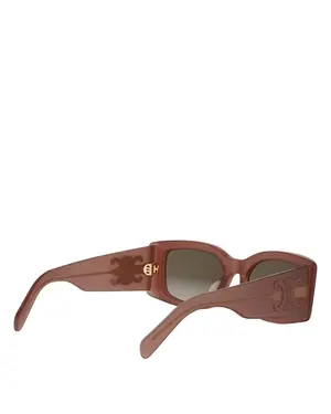 Celine Maxi Triomphe Rectangular Sunglasses