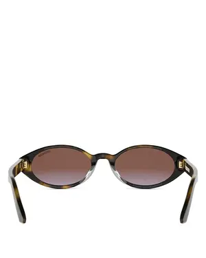 Dior Pacific Oval Sunglasses, 52mm