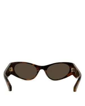 Loewe Signature Cat Eye Sunglasses, 53mm