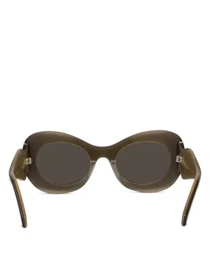 Loewe Signature Butterfly Sunglasses 52mm - Black/brown