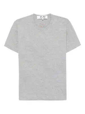 Play Comme Des Garcon Heart Patch T-shirt - Grey