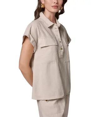 Donna Karan New York Cap Sleeve Shirt
