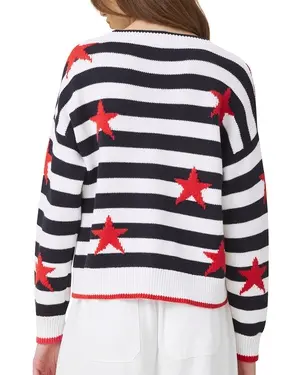 Splendid Mixed Print Cardigan