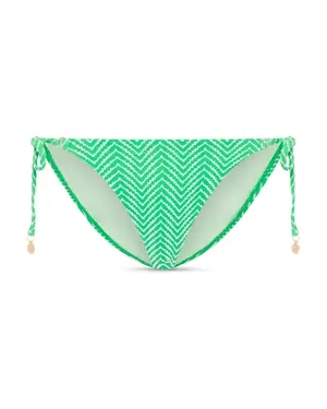 MILLY Verde Chevron Bikini Bottom