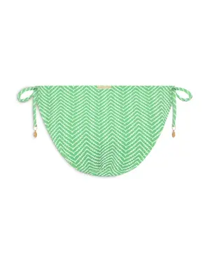 MILLY Verde Chevron Bikini Bottom