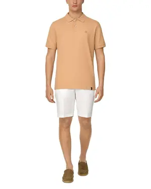 Boggi Milano Stretch Cotton Bermuda Shorts - White