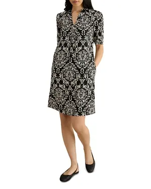 HOBBS LONDON Lucille Printed Viscose Dress