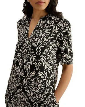HOBBS LONDON Lucille Printed Viscose Dress