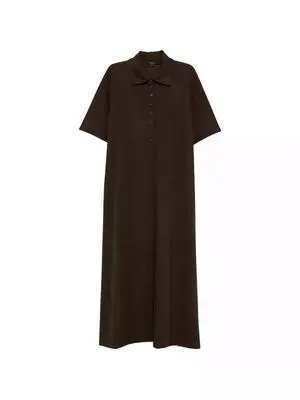 Seventy Short-sleeve Polo Maxi Dress