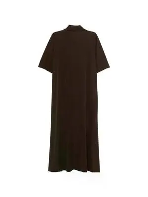 Seventy Short-sleeve Polo Maxi Dress