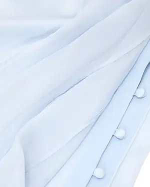 REISS Andrea Chiffon Scarf Top
