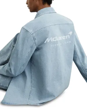 REISS X Mclaren Chronix Denim Shirt