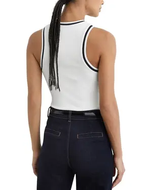REISS Matilda Contrast Trim Vest