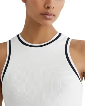 REISS Matilda Contrast Trim Vest