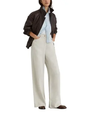 REISS Carmen Wide Leg Pants