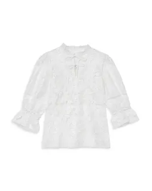 REISS Demi Lace Shirt