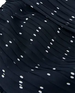 REISS Off-the-shoulder Polka Dot Jumpsuit