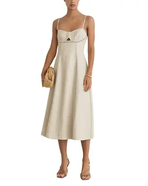 REISS Annie Midi Dress