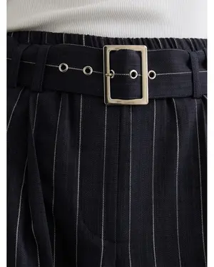 REISS Petites Rae Tailored Striped Trousers