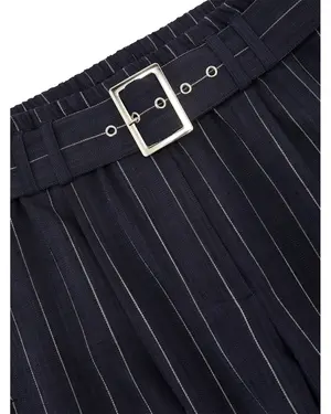 REISS Petites Rae Tailored Striped Trousers