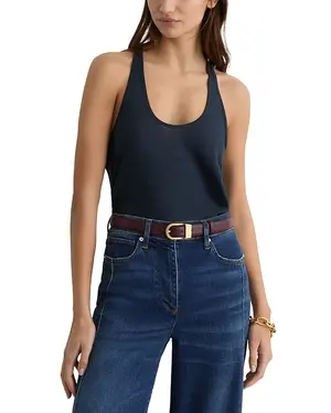 REISS Lidie Linen Vest