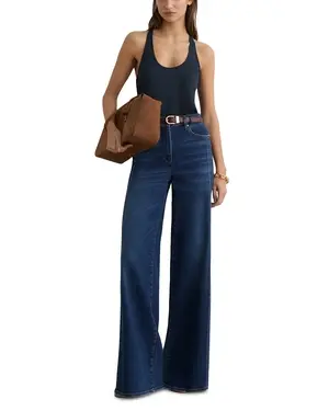 REISS Lidie Linen Vest