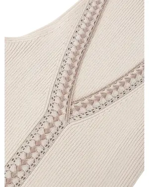 REISS Nora Braided Trim Top