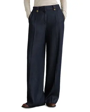 REISS Kaia Wide Leg Pants