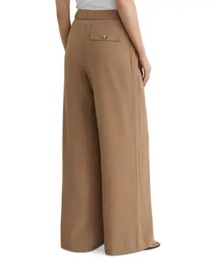 REISS Silk Wide Leg Pants