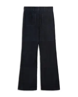 REISS Priya High Rise Suede Pants