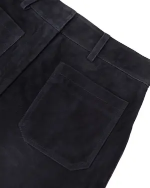 REISS Priya High Rise Suede Pants