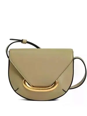 WANDLER Veneto Leather Crossbody Bag - Neutrals