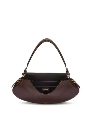 GANNI B Cat Shoulder Bag - Chicory Coffee