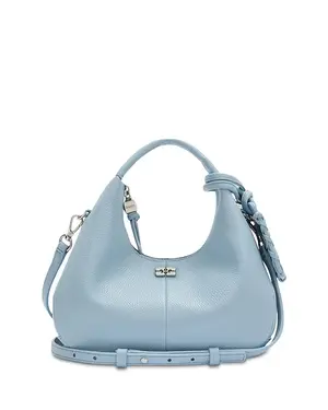 GANNI Mini Grained Hobo Bag