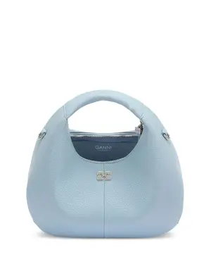 GANNI Mini Grained Hobo Bag