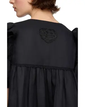 GANNI Linen Mini Dress