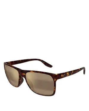 Maui Jim Pailolo Rectangular Sunglasses - Tortoise
