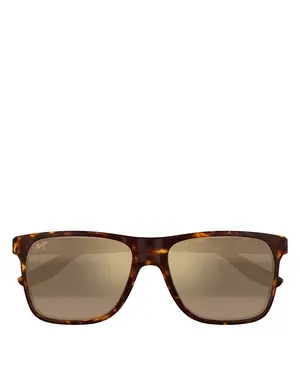 Maui Jim Pailolo Rectangular Sunglasses - Tortoise