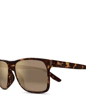 Maui Jim Pailolo Rectangular Sunglasses - Tortoise