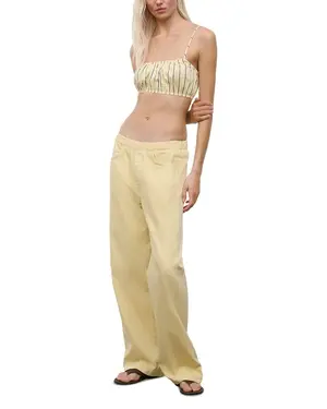 Staud Noah High Rise Wide Leg Jeans