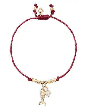 Kate Spade New York Fish Cord Bracelet - Red