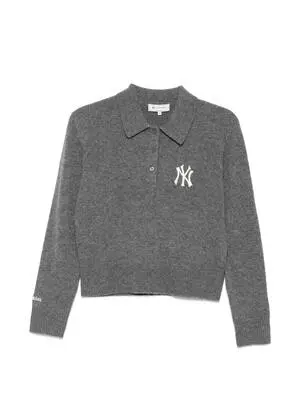 SPORTY & RICH Heritage Yankees Serif Sweater