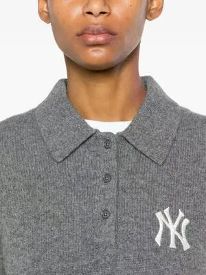 SPORTY & RICH Heritage Yankees Serif Sweater
