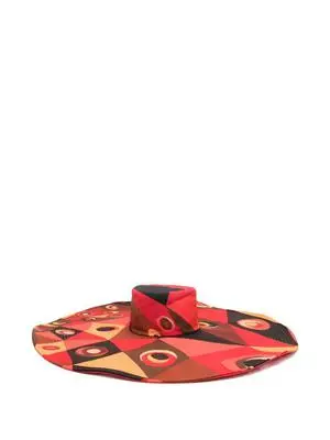 Emilio Pucci Iride Print Wide-brim Sun Hat