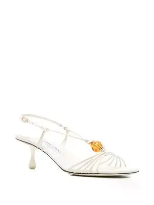 JIMMY CHOO Lova Bead-embellished Sandals