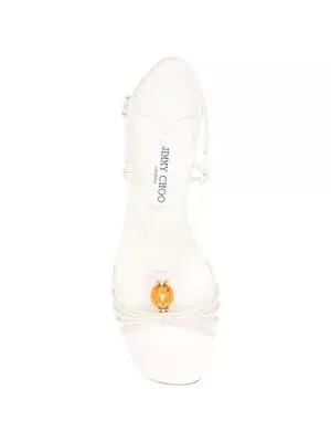 JIMMY CHOO Lova Bead-embellished Sandals