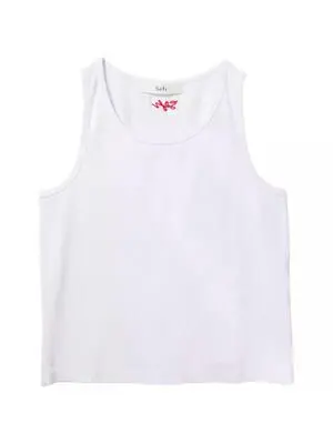 Séfr Ribbed Tank Top - White